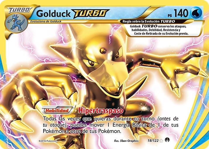 Golduck TURBO (TURBOlímite TCG) - WikiDex, la enciclopedia Pokémon