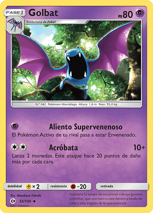 Golbat (Sol y Luna TCG) - WikiDex, la enciclopedia Pokémon