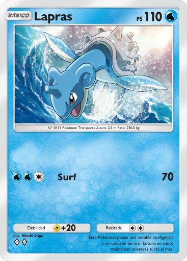 Lapras (Guardianes Celestiales TCG Pocket) - WikiDex, la enciclopedia ...