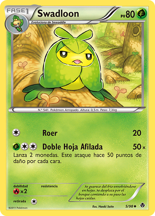 Swadloon (Fuerzas Emergentes 5 TCG) - WikiDex, la enciclopedia Pokémon