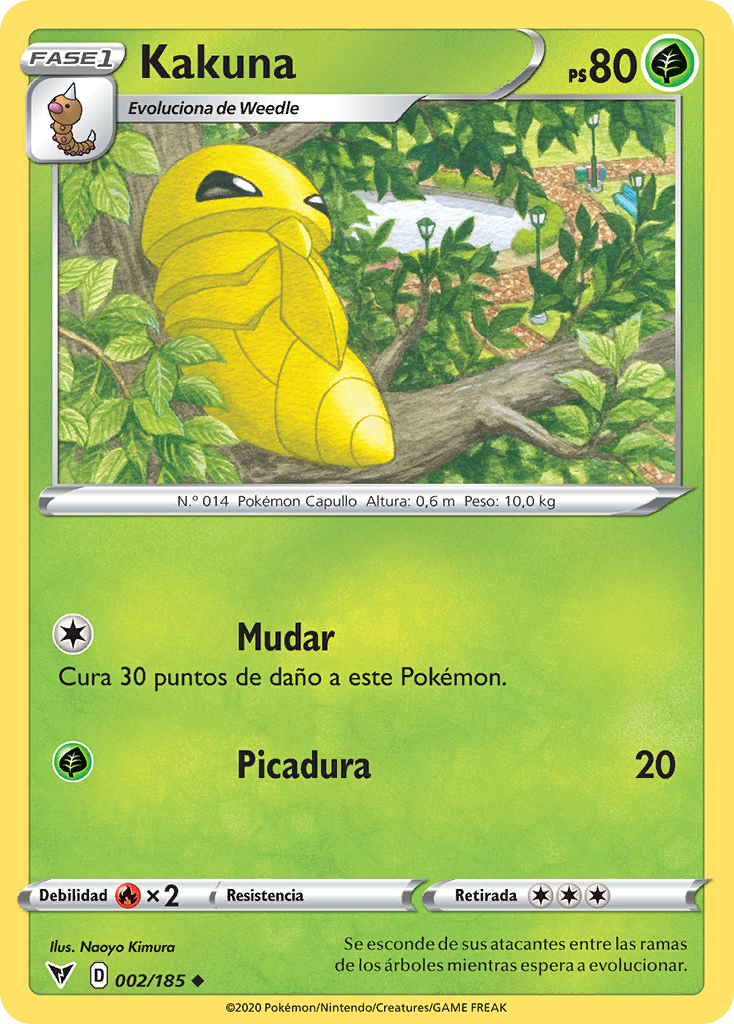 Kakuna (Voltaje Vívido TCG) - WikiDex, la enciclopedia Pokémon