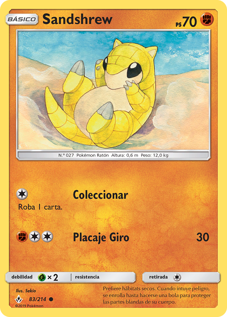 Sandshrew (Vínculos Indestructibles TCG) - WikiDex, la enciclopedia Pokémon