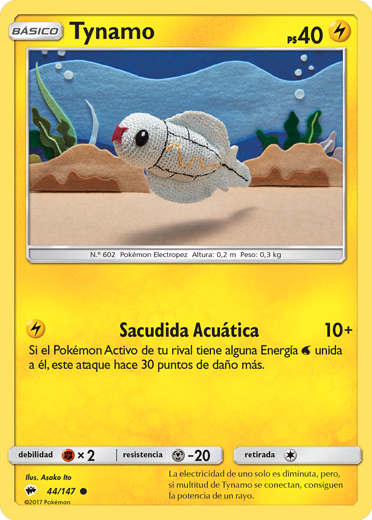 Tynamo (Sombras Ardientes TCG) - WikiDex, la enciclopedia Pokémon