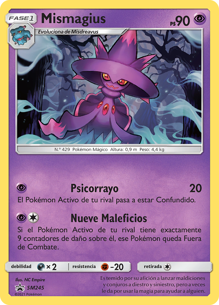 Mismagius (SM Promo 245 TCG) - WikiDex, la enciclopedia Pokémon
