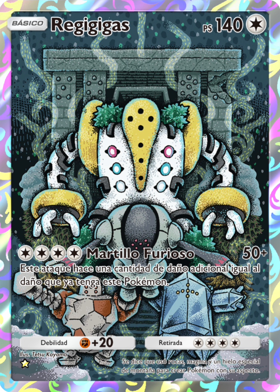 Regigigas (Pugna Espaciotemporal TCG Pocket) - WikiDex, la enciclopedia Pokémon