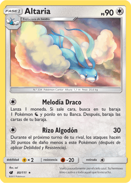 Altaria (Invasión Carmesí TCG) - WikiDex, la enciclopedia Pokémon