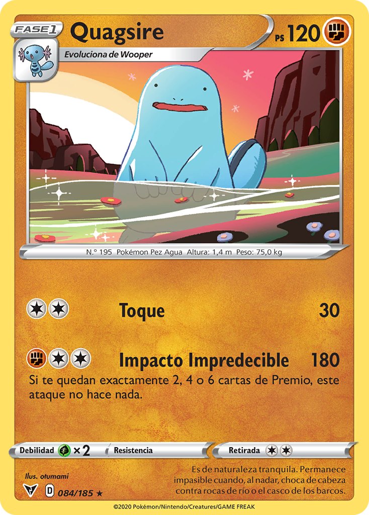 Quagsire (Voltaje Vívido TCG) - WikiDex, la enciclopedia Pokémon