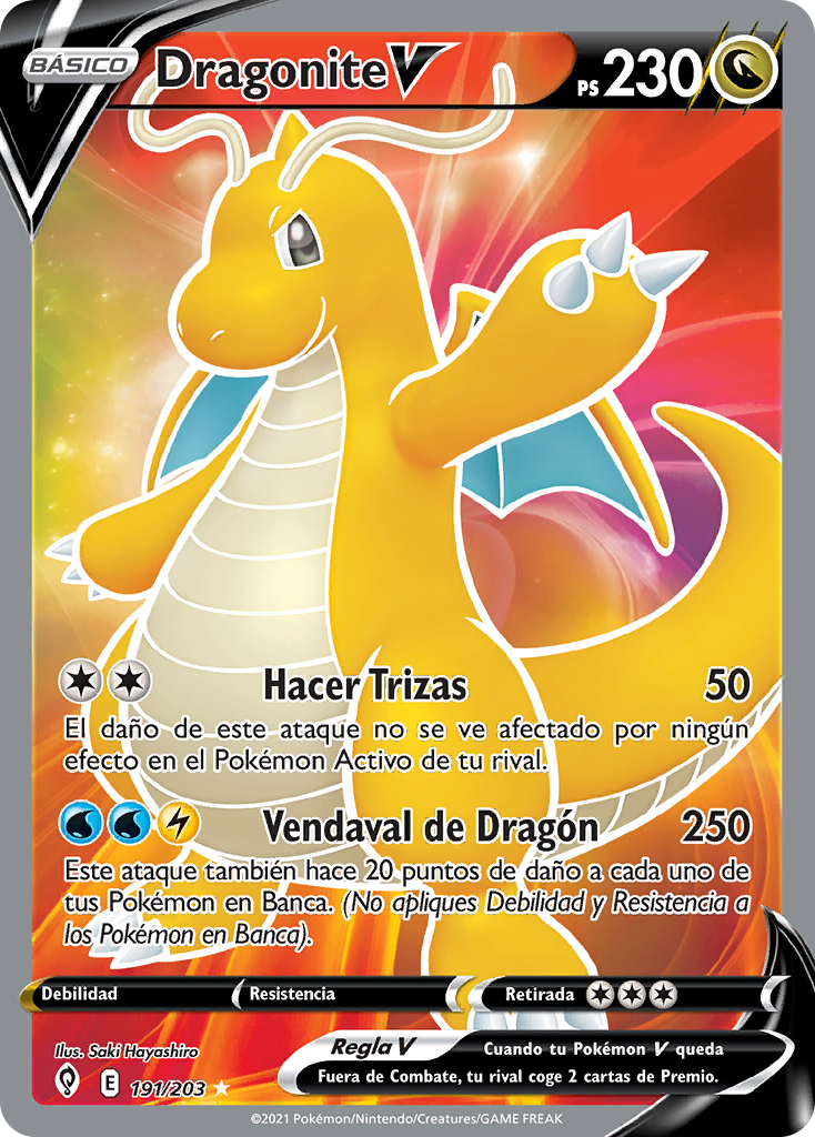 Dragonite V (Cielos Evolutivos TCG) - WikiDex, la enciclopedia Pokémon