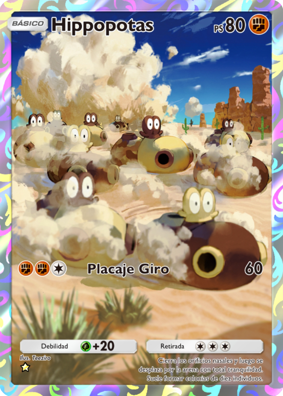 Hippopotas (Pugna Espaciotemporal TCG Pocket) - WikiDex, la ...