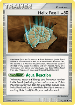 Fósil Helix (TCG) - WikiDex, la enciclopedia Pokémon