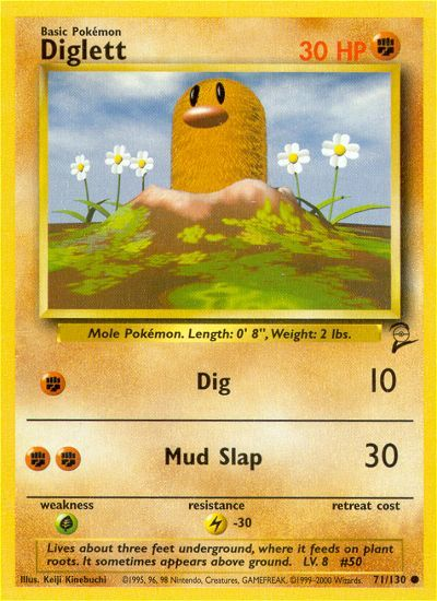 Diglett (Base Set TCG) - WikiDex, la enciclopedia Pokémon