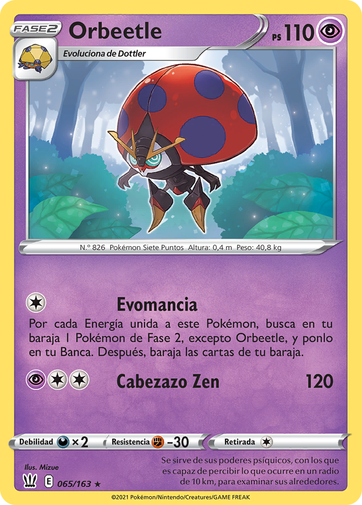 Orbeetle (Estilos de Combate TCG) - WikiDex, la enciclopedia Pokémon