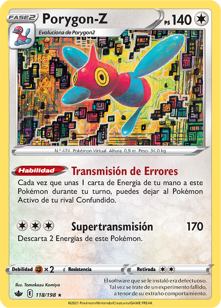 Porygon-Z (Reinado Escalofriante TCG) - WikiDex, la enciclopedia Pokémon