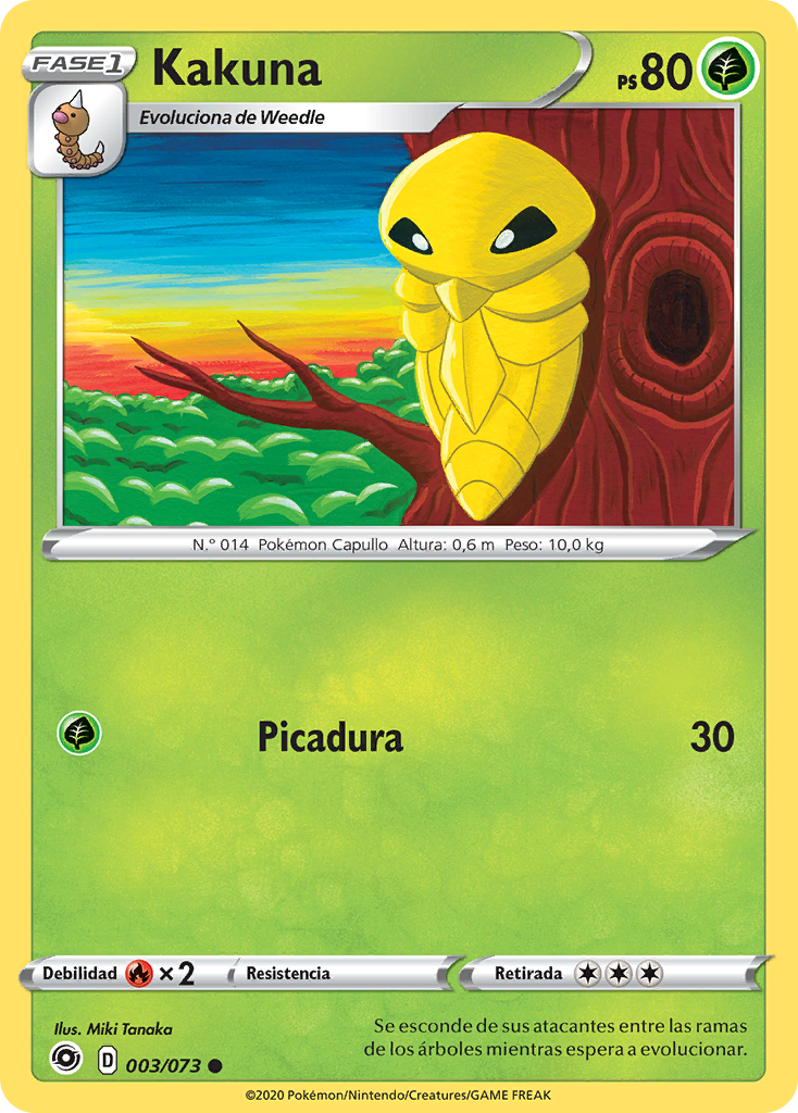 Kakuna (Camino de Campeones TCG) - WikiDex, la enciclopedia Pokémon