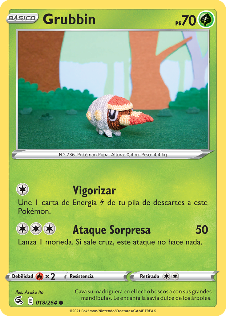 Grubbin (Golpe Fusión TCG) - WikiDex, la enciclopedia Pokémon