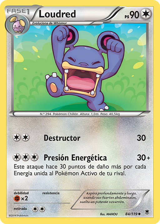 Loudred (Fuerzas Fantasmales TCG) - WikiDex, la enciclopedia Pokémon