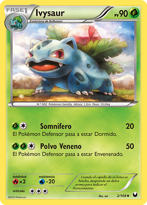 Ivysaur (Oscuros Exploradores TCG) - WikiDex, la enciclopedia Pokémon