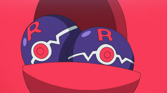 Archivo:EP1092 Poké Balls del Team Rocket.png - WikiDex, la enciclopedia Pokémon