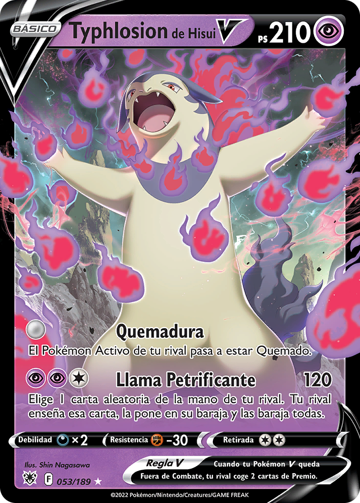 Typhlosion de Hisui V (Resplandor Astral TCG) - WikiDex, la ...