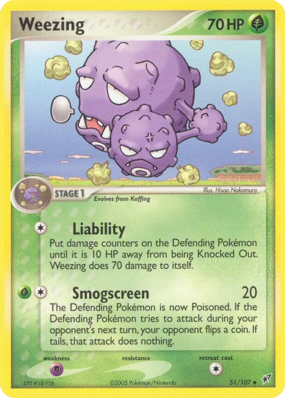 Weezing (Deoxys TCG) - WikiDex, la enciclopedia Pokémon