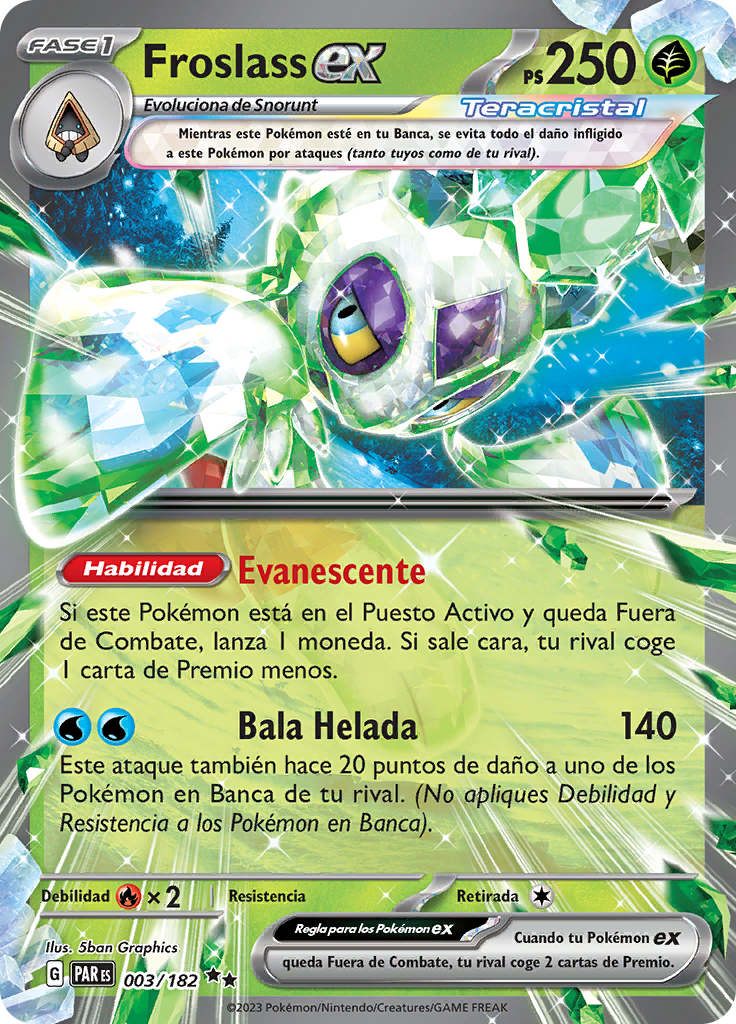 Froslass ex (Brecha Paradójica TCG) - WikiDex, la enciclopedia Pokémon
