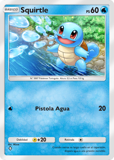 Squirtle (Genes Formidables TCG Pocket) - WikiDex, la enciclopedia Pokémon