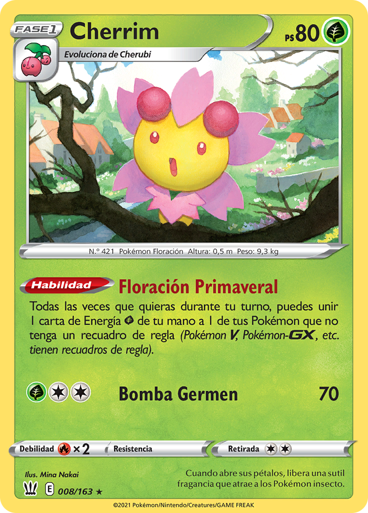 Cherrim (Estilos de Combate TCG) - WikiDex, la enciclopedia Pokémon