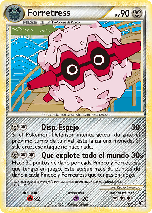 Forretress (Intrépidos 3 TCG) - WikiDex, la enciclopedia Pokémon