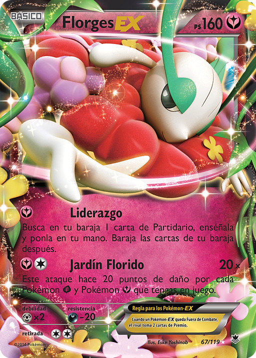 Florges-EX (Fuerzas Fantasmales TCG) - WikiDex, la enciclopedia Pokémon