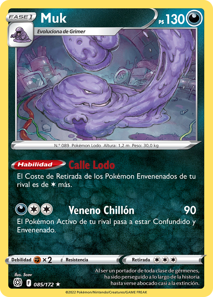 Muk (Astros Brillantes TCG) - WikiDex, la enciclopedia Pokémon