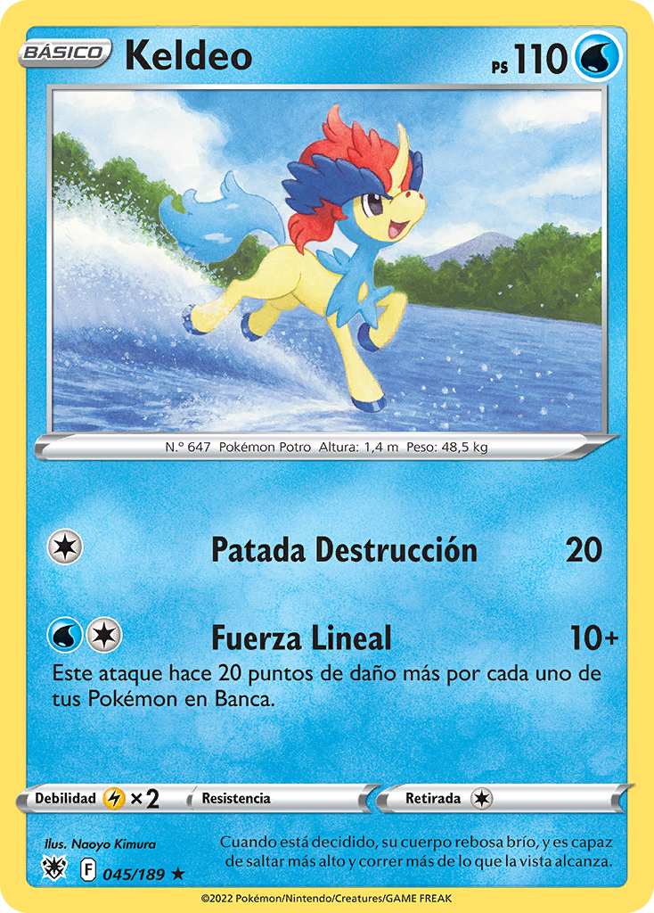 Keldeo (Resplandor Astral TCG) - WikiDex, la enciclopedia Pokémon