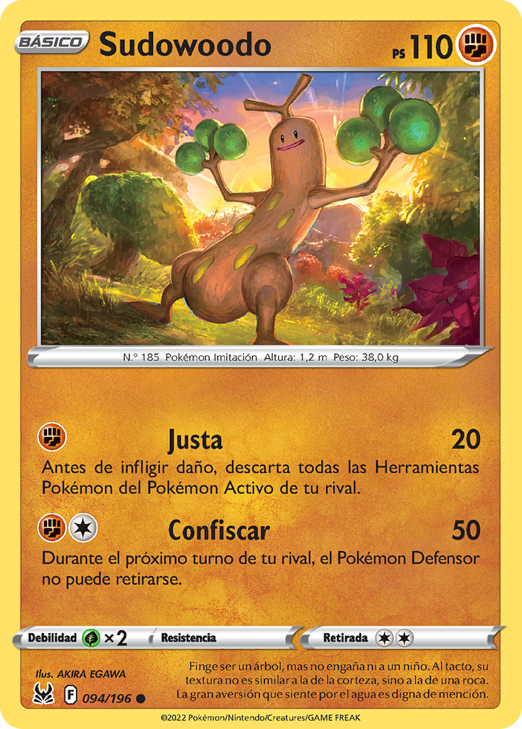 Sudowoodo (Origen Perdido TCG) - WikiDex, la enciclopedia Pokémon