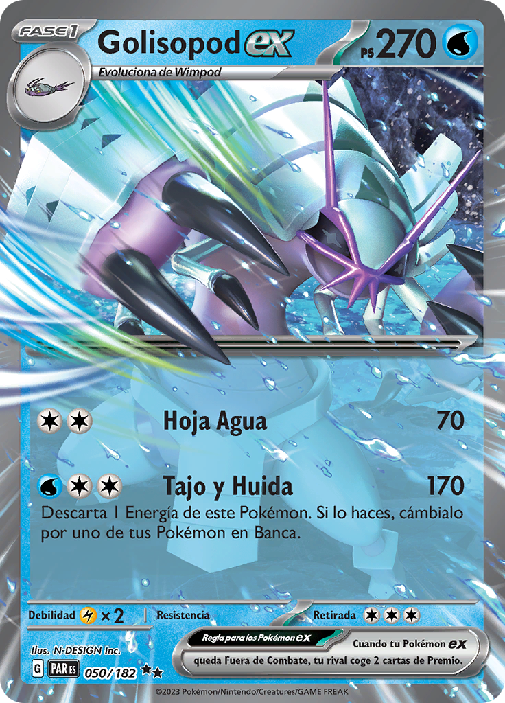 Golisopod ex (Brecha Paradójica TCG) - WikiDex, la enciclopedia Pokémon