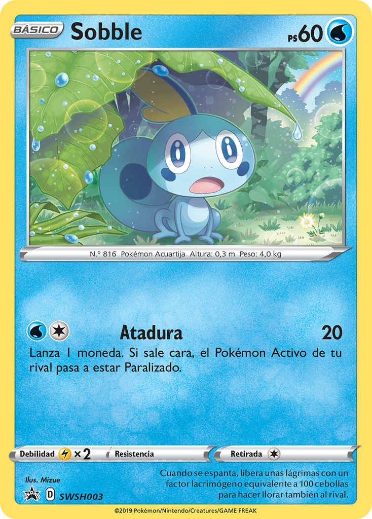 Sobble (SWSH Promo 3 TCG) - WikiDex, la enciclopedia Pokémon