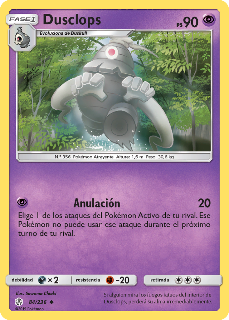 Dusclops (Eclipse Cósmico TCG) - WikiDex, la enciclopedia Pokémon