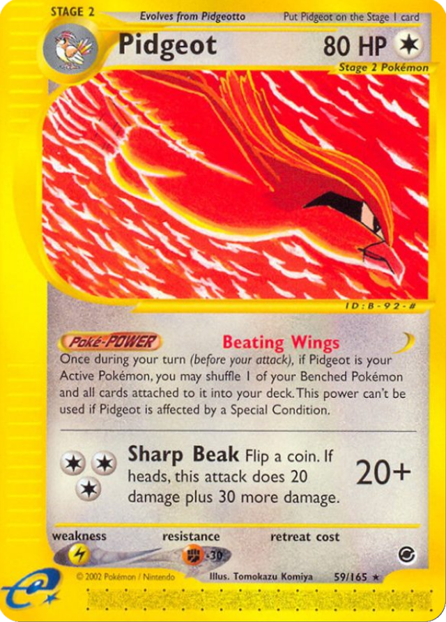 Pidgeot (Expedition Base Set TCG) - WikiDex, la enciclopedia Pokémon