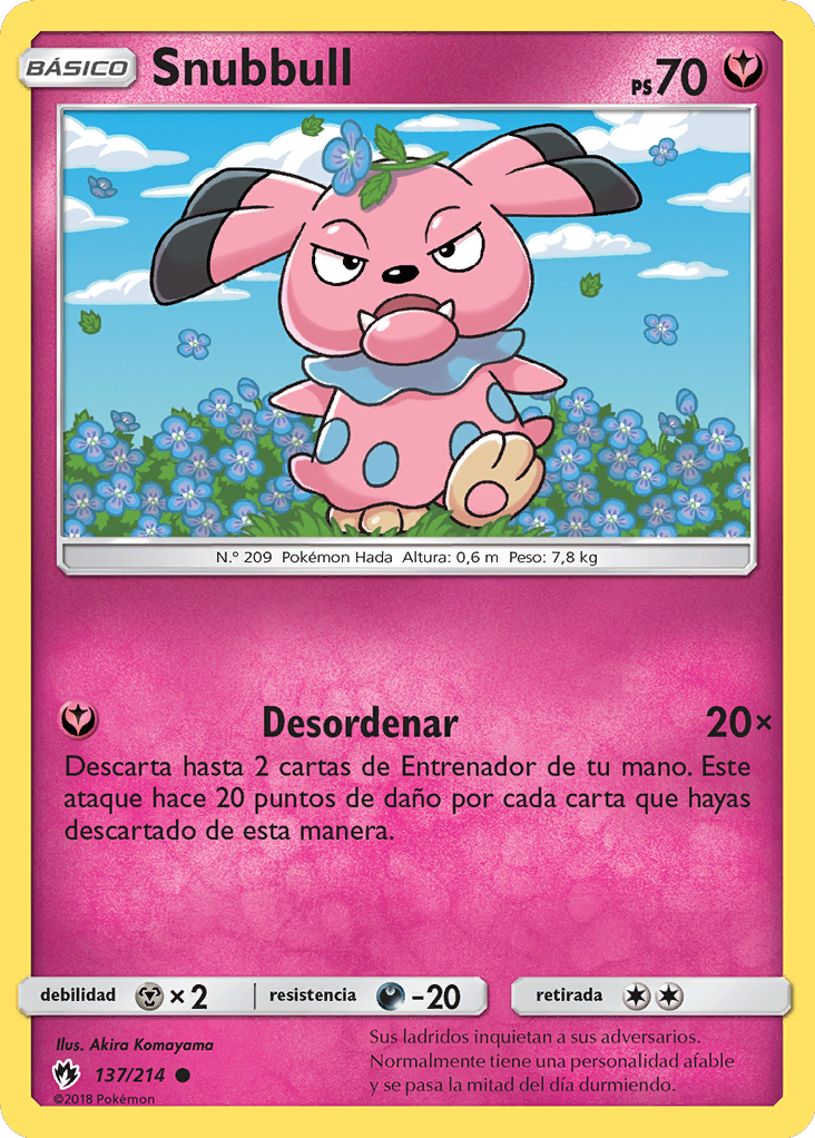 Snubbull (Truenos Perdidos TCG) - WikiDex, la enciclopedia Pokémon