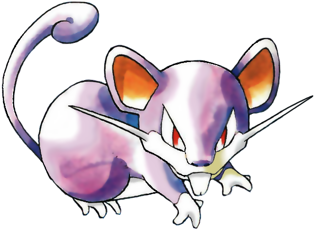 Archivo:Rattata en la primera generación.png - WikiDex, la enciclopedia Pokémon