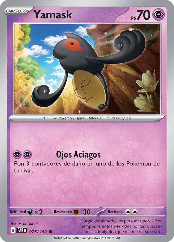 Yamask (Brecha Paradójica TCG) - WikiDex, la enciclopedia Pokémon