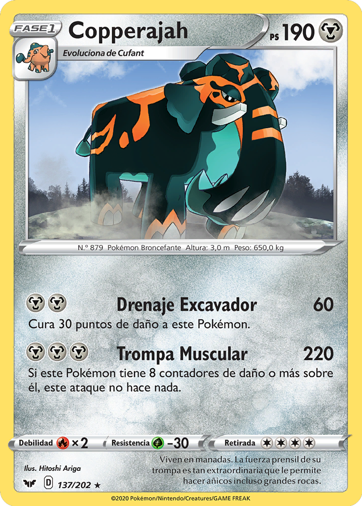Copperajah (Espada y Escudo TCG) - WikiDex, la enciclopedia Pokémon