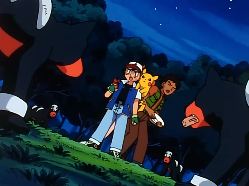 Archivo:EP152 Houndour atacando en grupo.png - WikiDex, la enciclopedia ...