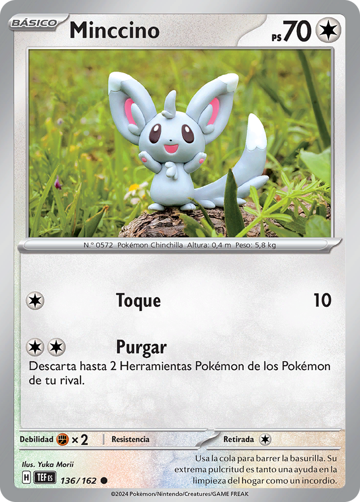 Minccino (Fuerzas Temporales TCG) - WikiDex, la enciclopedia Pokémon