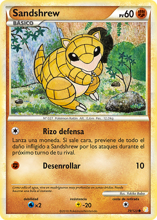 Sandshrew (HeartGold & SoulSilver TCG) - WikiDex, la enciclopedia Pokémon