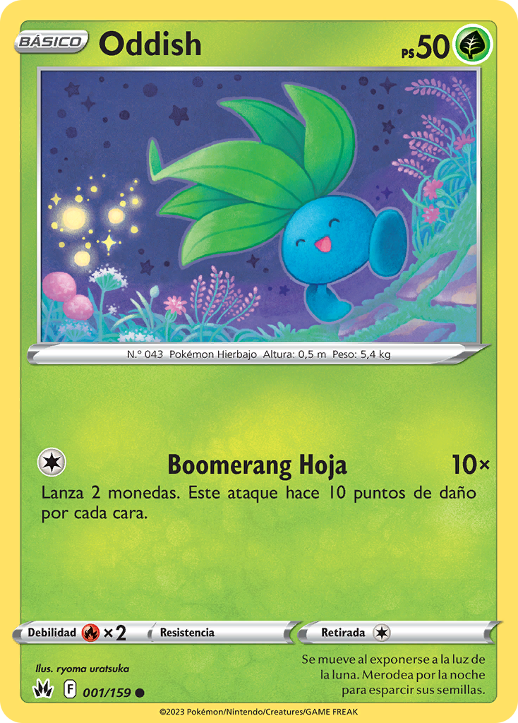 Oddish (Cenit Supremo TCG) - WikiDex, la enciclopedia Pokémon