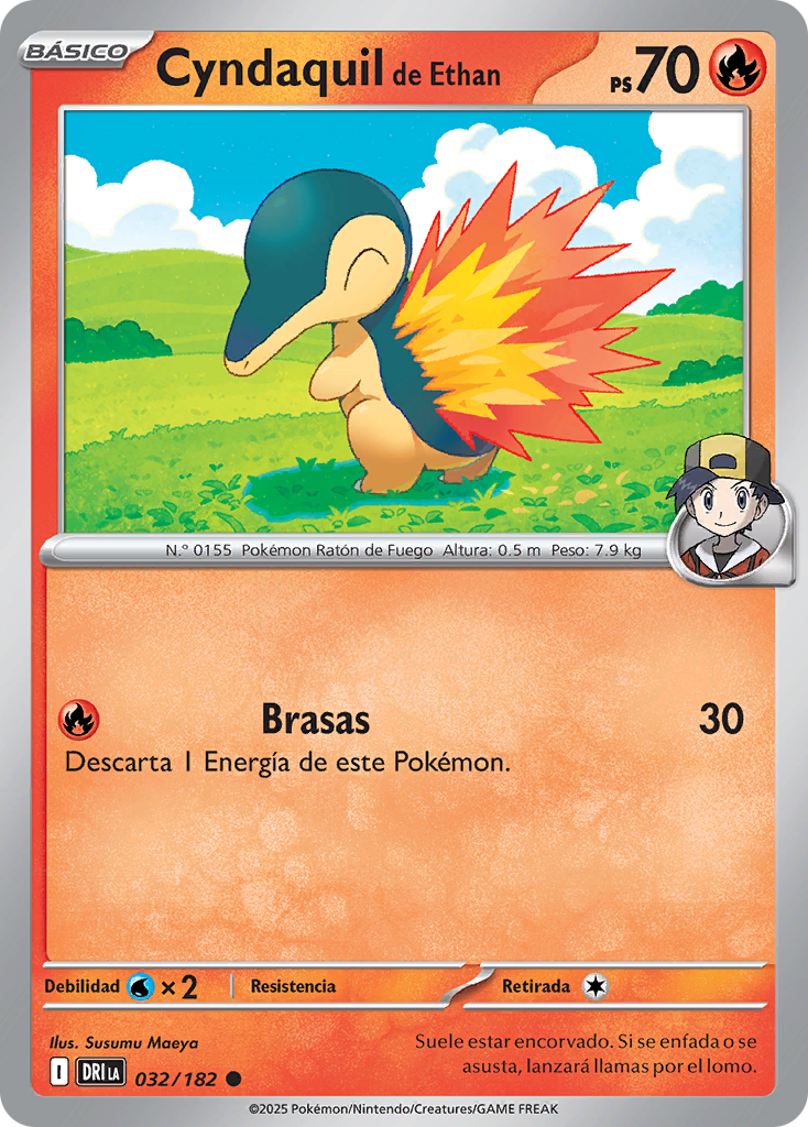 Cyndaquil de Ethan (Rivales Predestinados TCG)/Cyndaquil de Eco ...