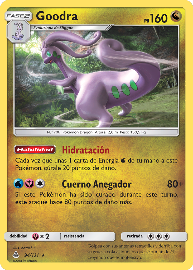 Goodra (Luz Prohibida TCG) - WikiDex, la enciclopedia Pokémon