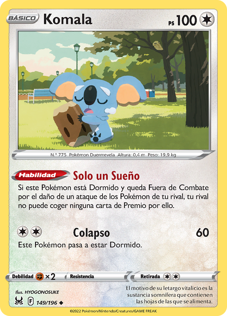 Komala (Origen Perdido TCG) - WikiDex, la enciclopedia Pokémon