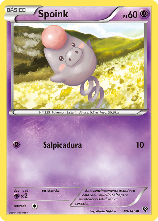 Spoink (XY TCG) - WikiDex, la enciclopedia Pokémon