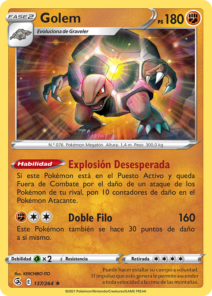 Golem (Golpe Fusión TCG) - WikiDex, la enciclopedia Pokémon