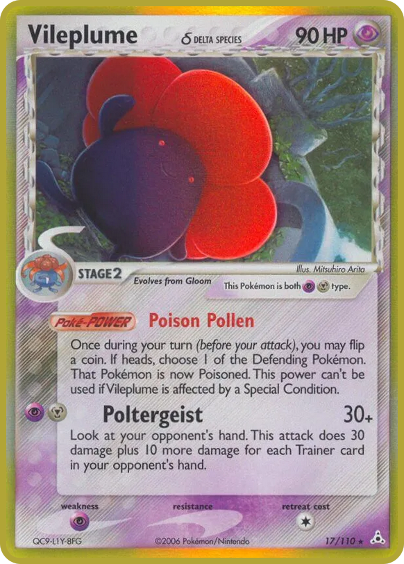 Vileplume δ (Holon Phantoms TCG) - WikiDex, la enciclopedia Pokémon